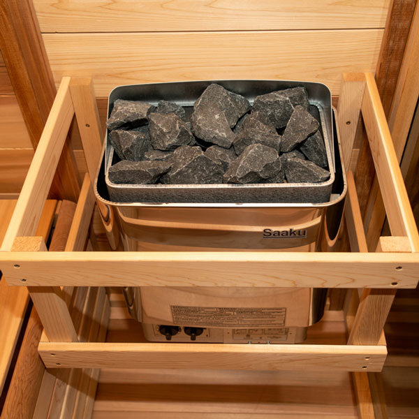 Finnleo Saaku Electric Sauna Heater 8kW with Rocks — We Are Sauna